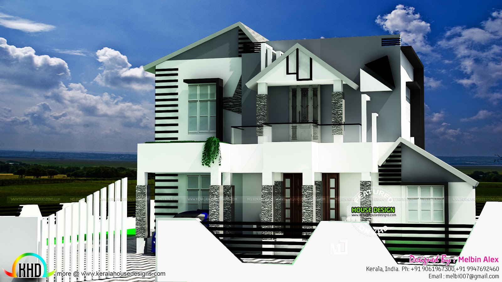 New home at Mavelikara, Alappuzha - Kerala Home Design and Floor Plans ...