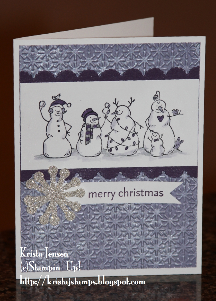 Krista's Stamper Room: Monochromatic Christmas