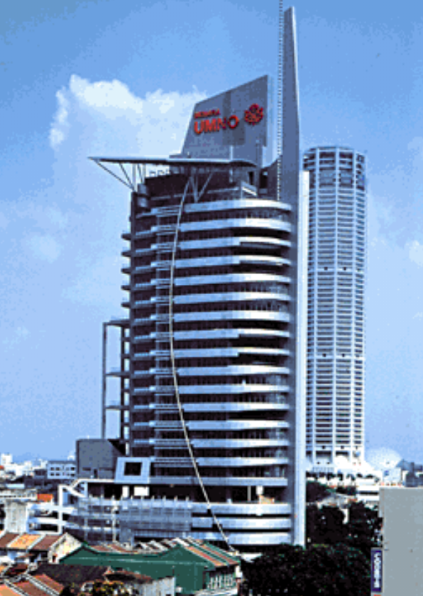 Anak Seberang: Struktur Menara UMNO P.Pinang Runtuh! (With Video)