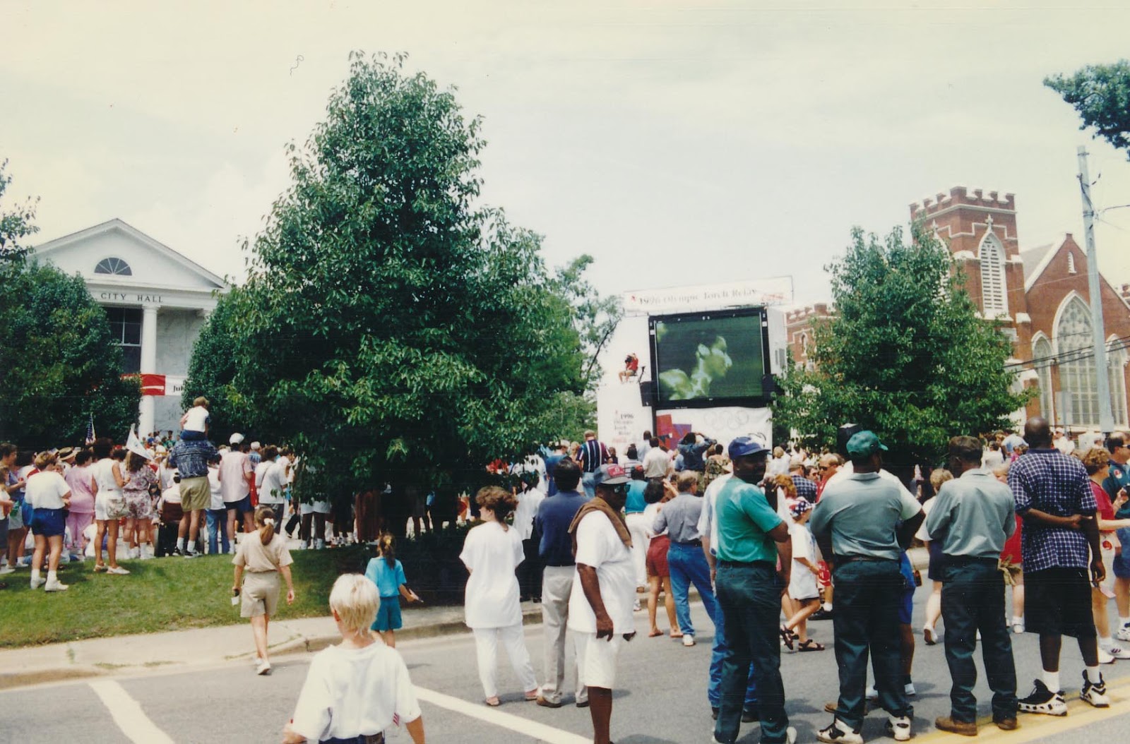 IMAGES OF OUR PAST - OLYMPIC TORCH RELAY, DUBLIN, GEORGIA, 1996 GAMES