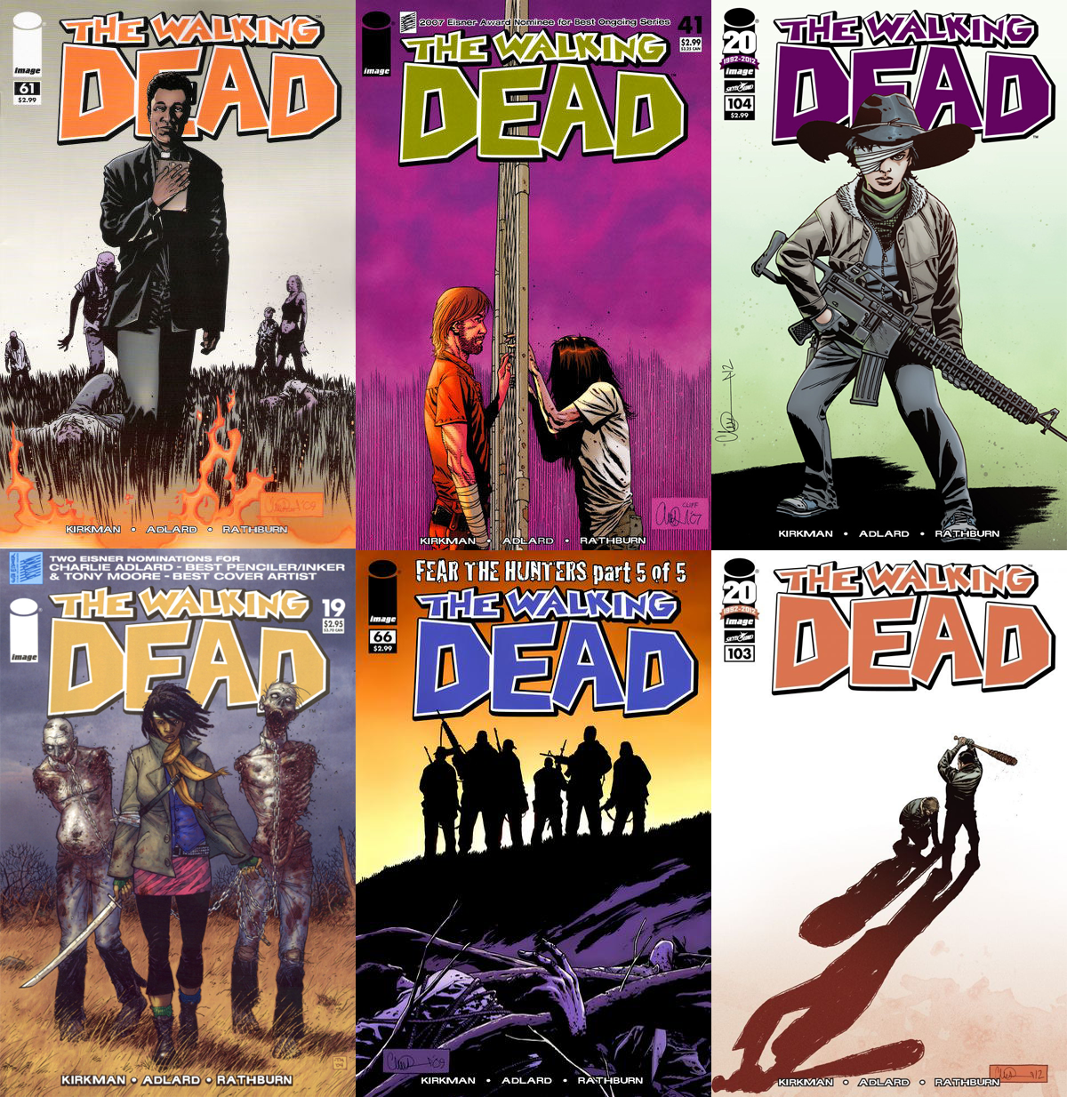 Lido Shuffle: Cover Story - Top 16 Walking Dead Covers