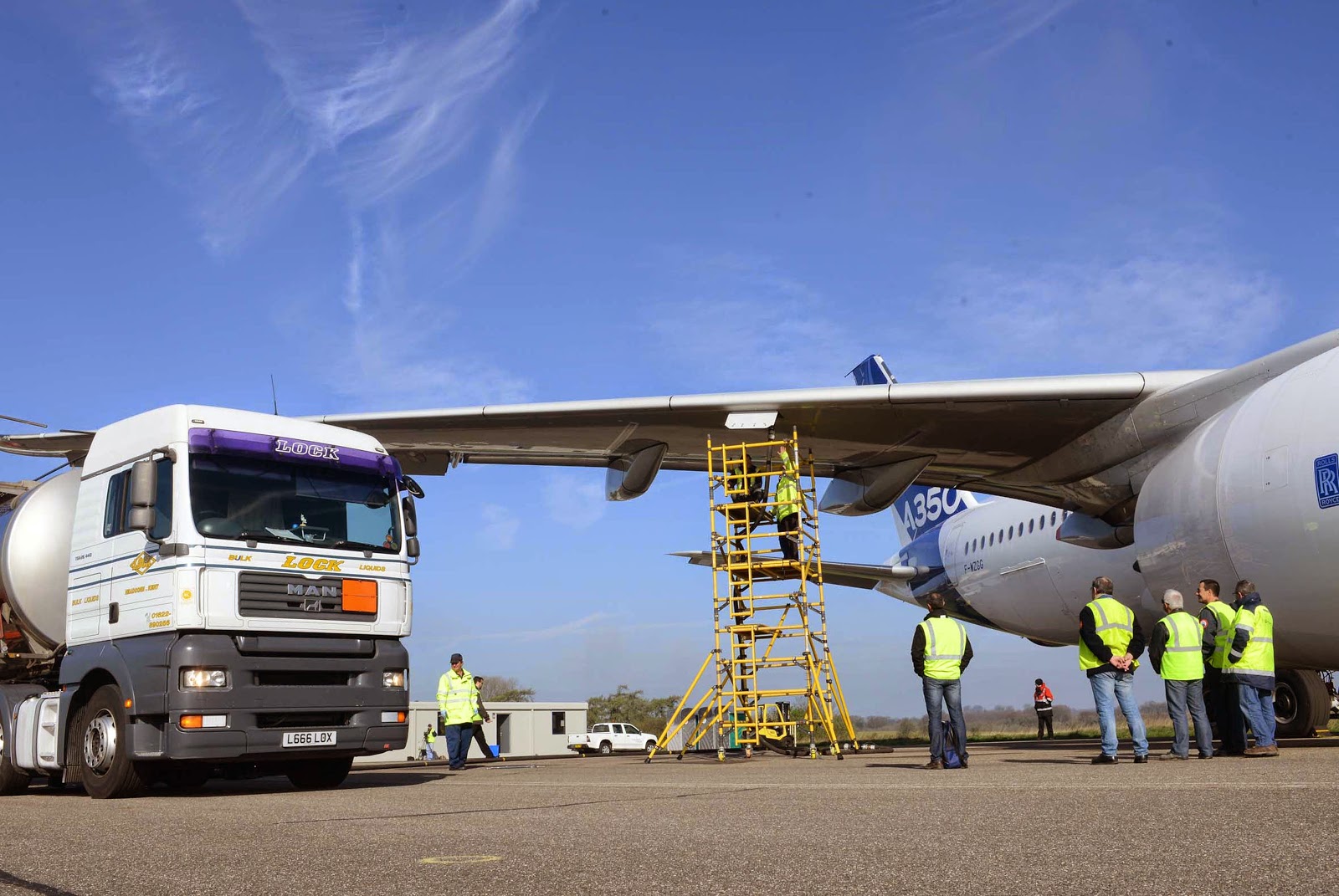 A350 XWB News: A350 Fuel System tests done in UK.