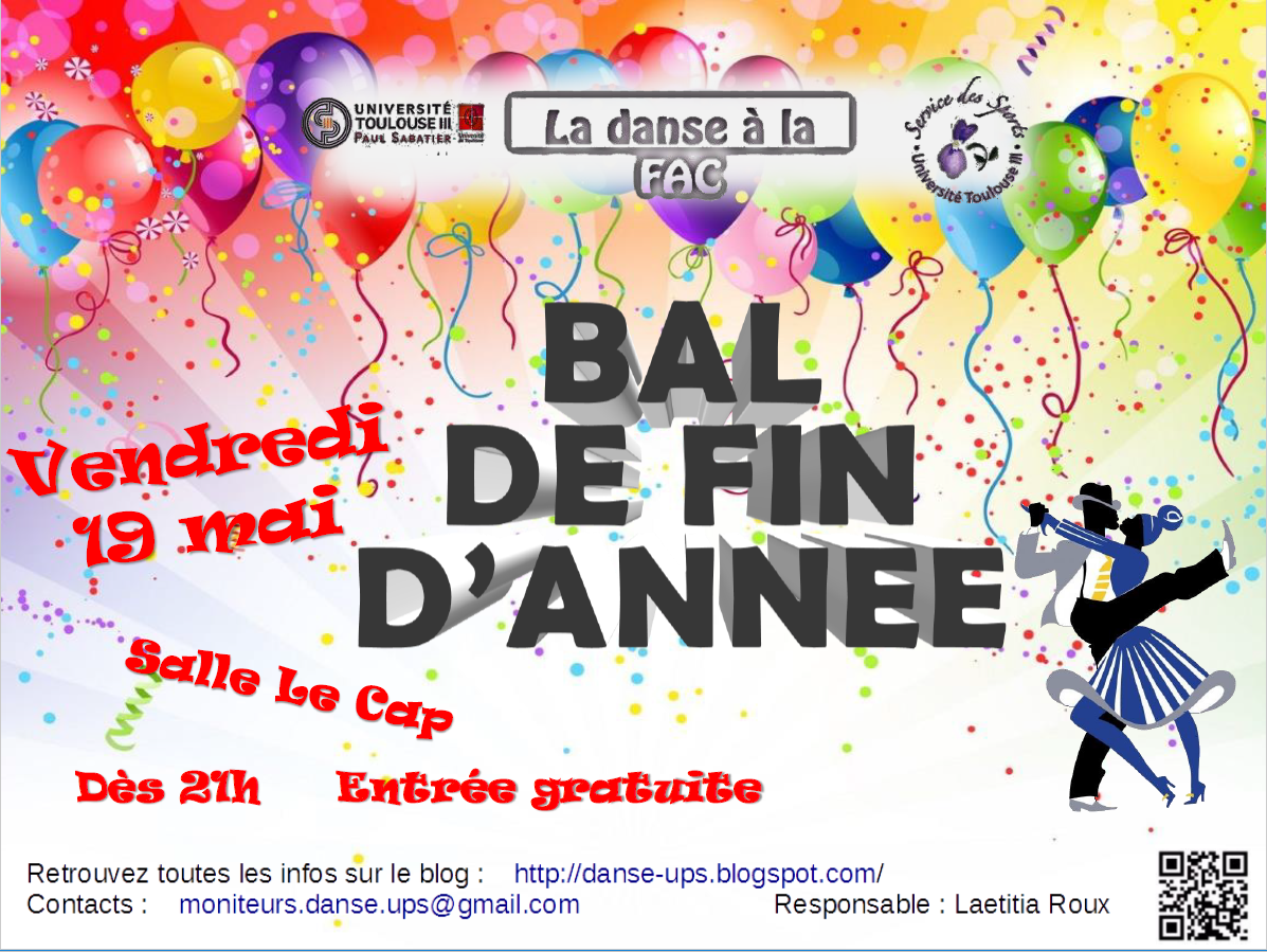Danse à 2 à la fac UPS: Bal de Fin d'Année 2017