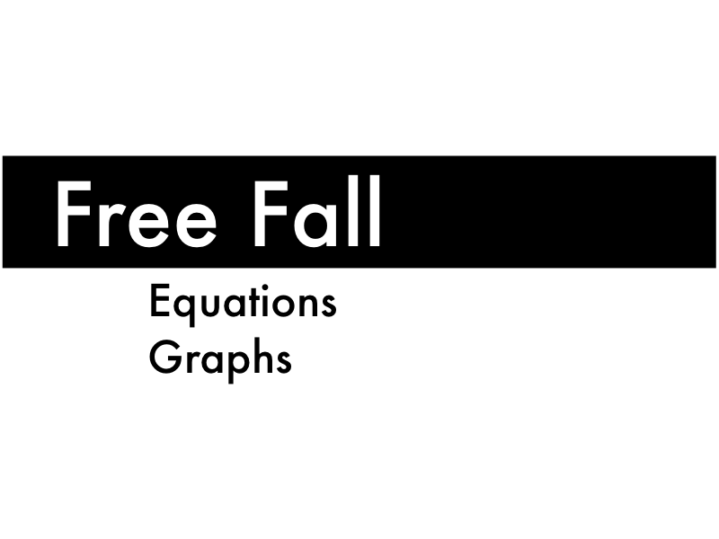 P-dog's blog: boring but important: Physics presentation: free fall