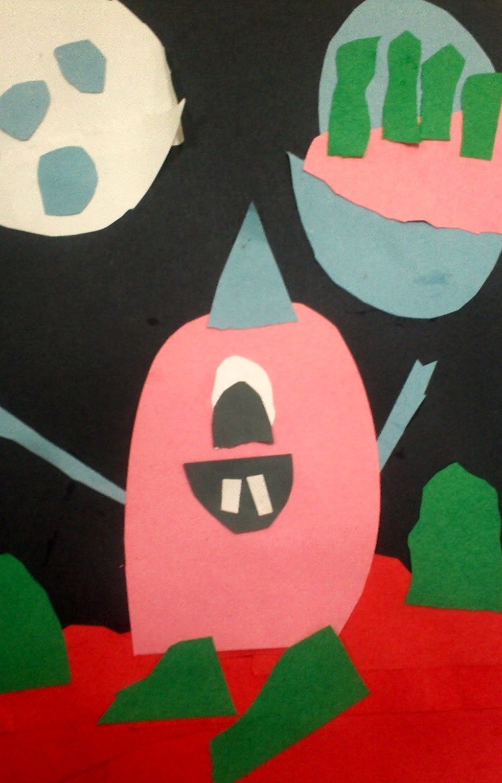 Art With Mr. E: Monster Collage: 1st Grade