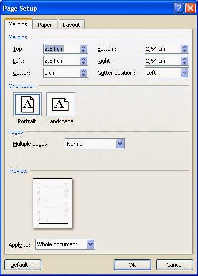 Cara Mengatur Margin Halaman (atas, bawah, kiri dan kanan) di Office ...