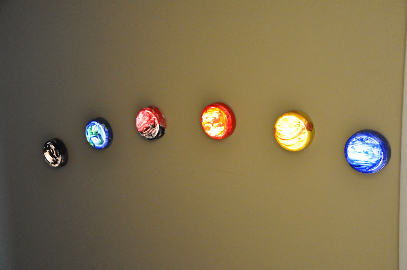 Play At Home Mom LLC: Push Light Planets