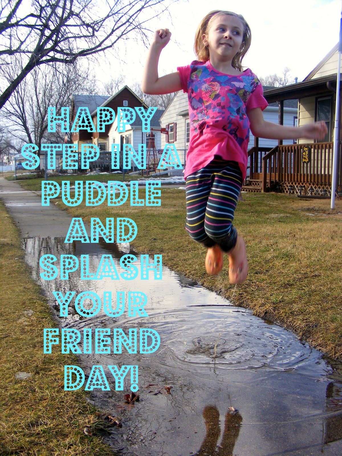 Chatting Over Chocolate: Happy National Step in a Puddle and Splash ...