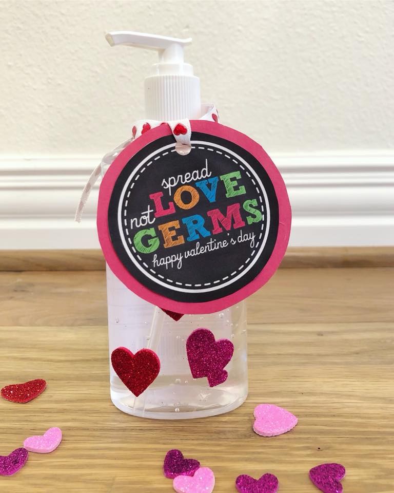 Crafty Texas Girls: Spread the Love, Not Germs! (Hand-Sanitizer Gift)