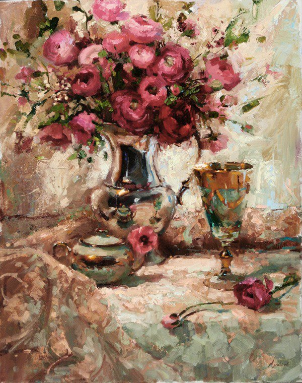 Painting of Colonial Era Meadow Gist artist, Colonial Era Meadow Gist ...