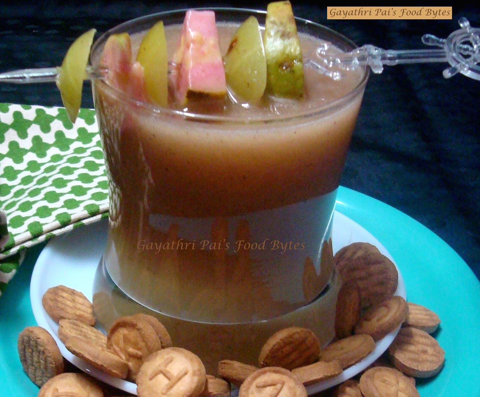 Gayathri Pai's Food Bytes: Chilled Guava ~ Amla Panak (Spiced Coolant).