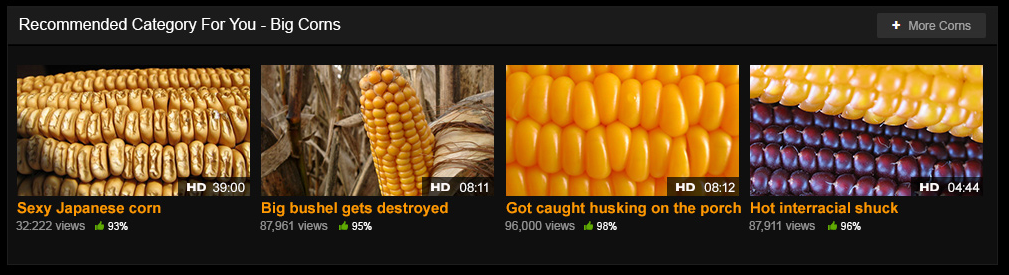 Mgrid Articles: P*rnhub Transforms Into 'Cornhub' For April Fools' Day