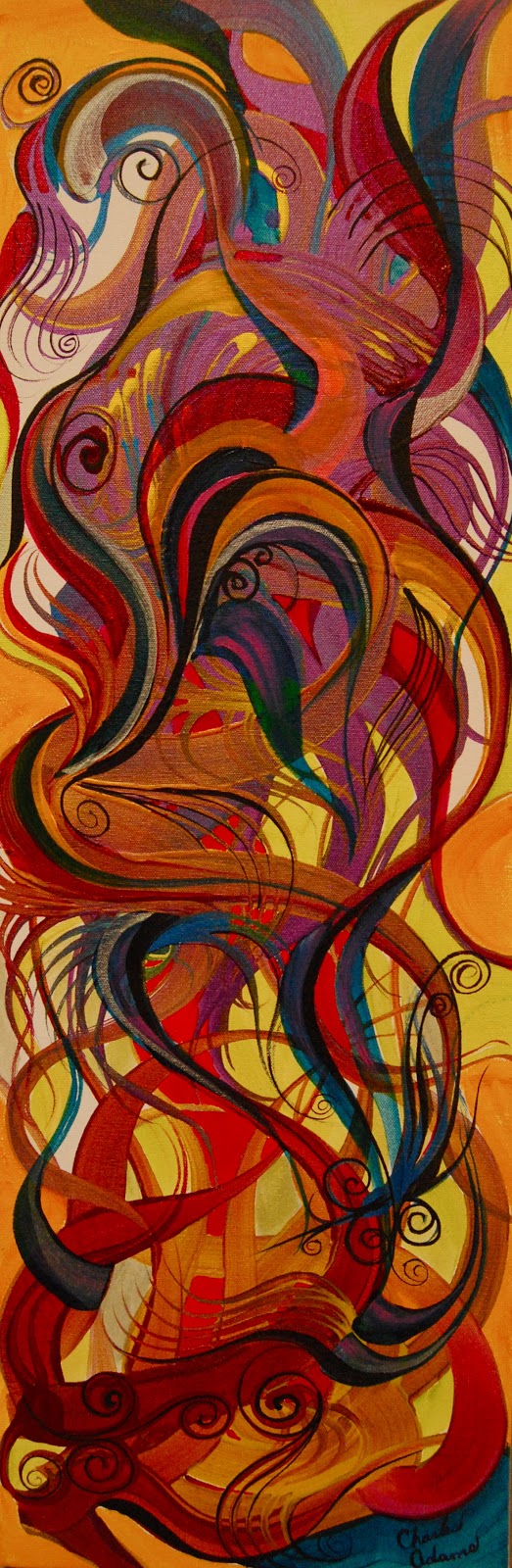 Charles Adams Abstract Art