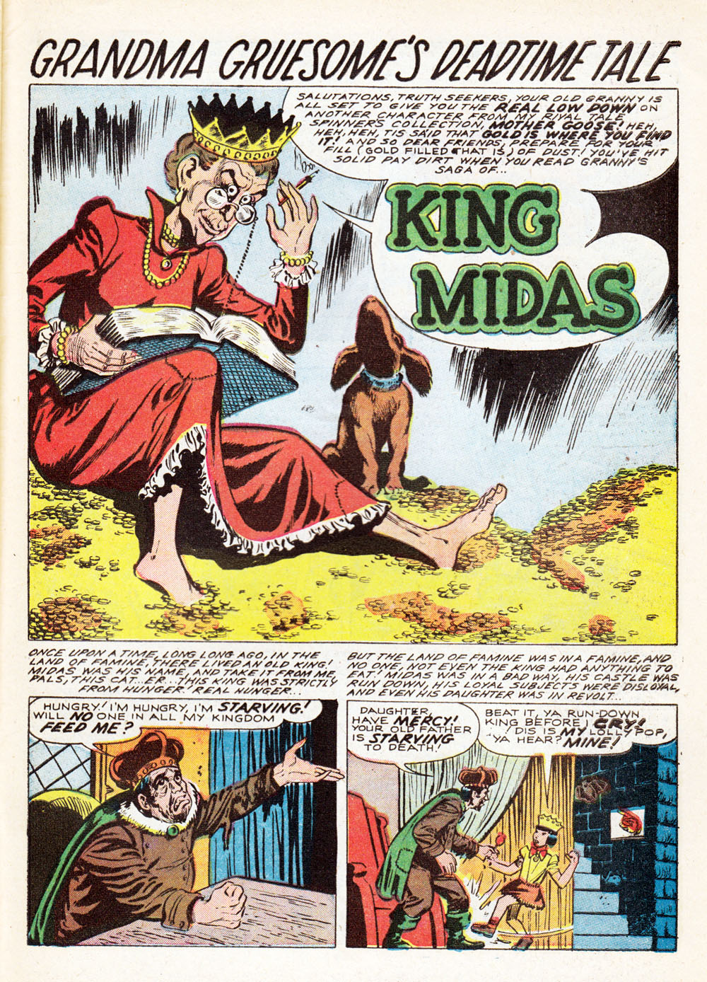 Four-Color Shadows: King Midas-Hy Fleishman-1955