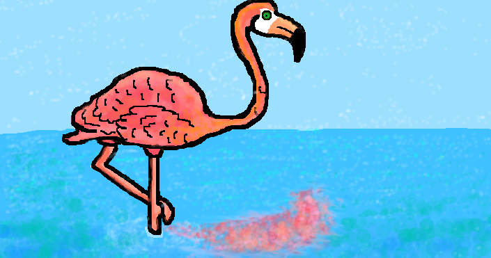 The Animal Jam Whip: Flamingo