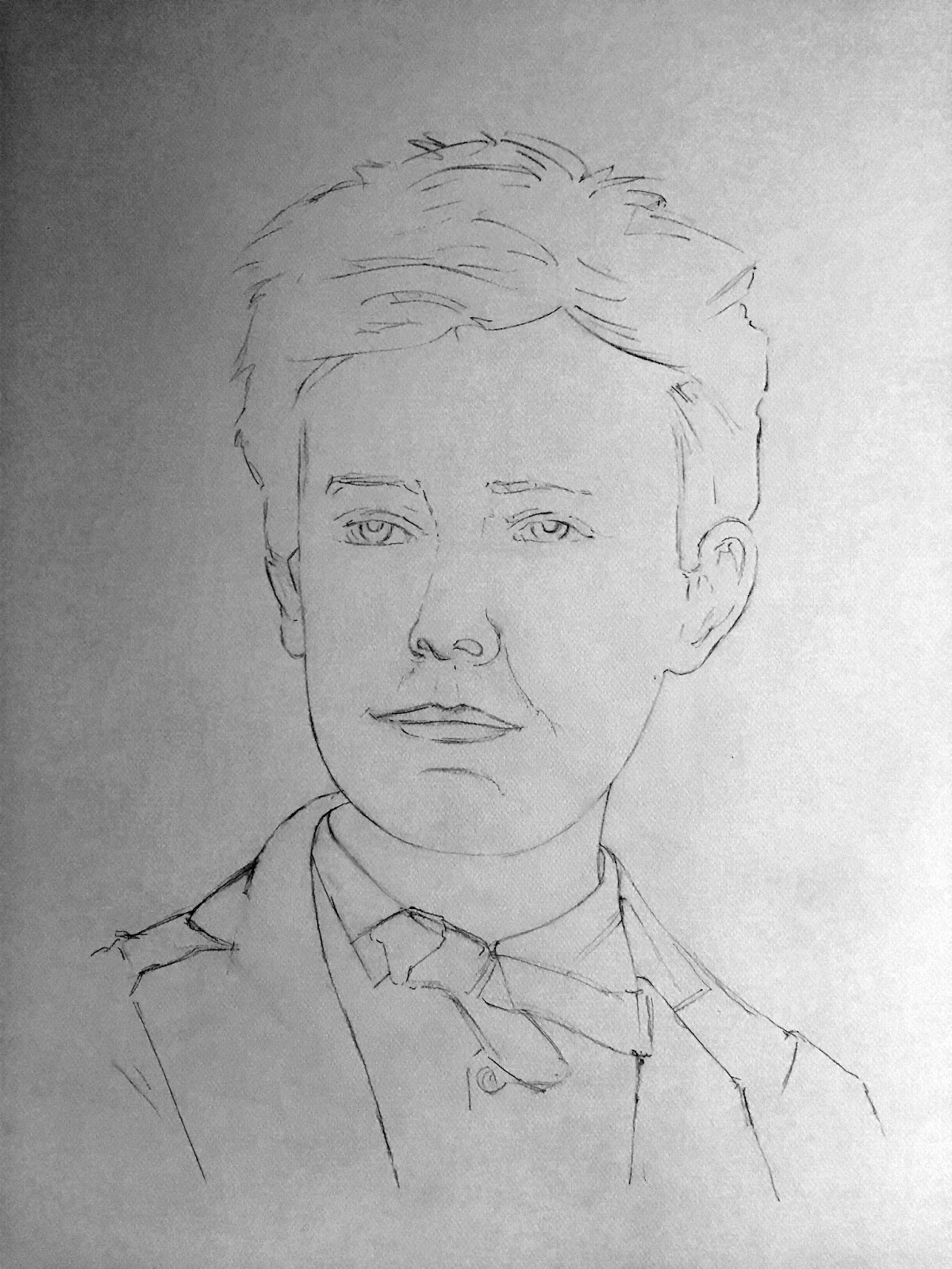 ArtPaintDeco: 2017 - Pastels'S'Arthur RIMBAUD, dessin