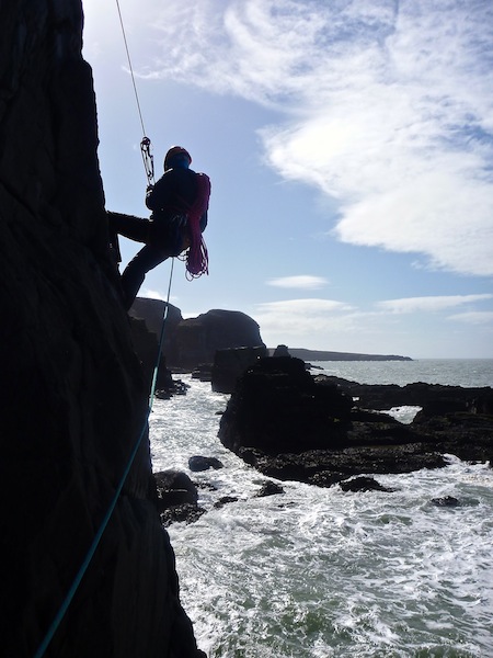 Alan Halewood: Sunny rock climbing on Anglesey