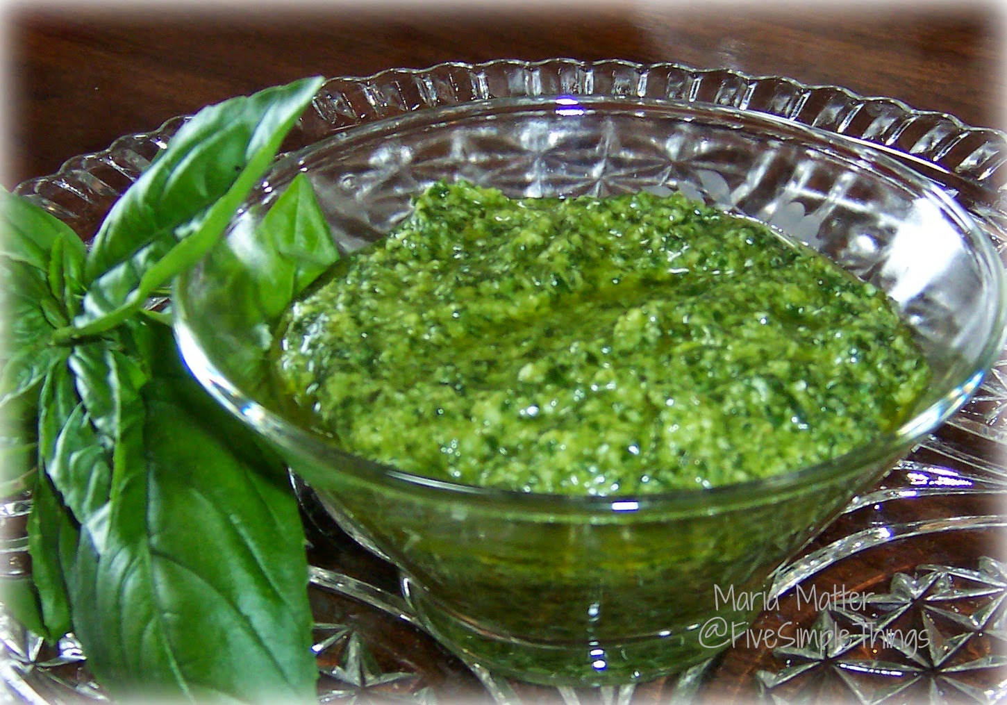 Five Simple Things: Classic Pesto - 4 ingredients!