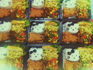 Pawon Bento: Contoh menu Nasi Bento