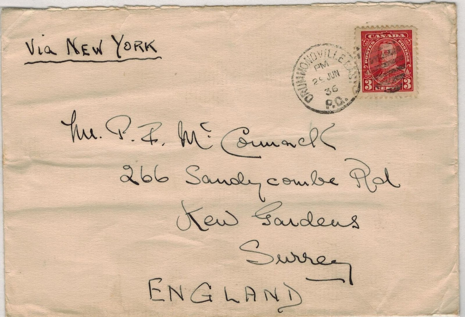 Postal History Corner: 6. United Kingdom and Empire/Commonwealth Letter ...