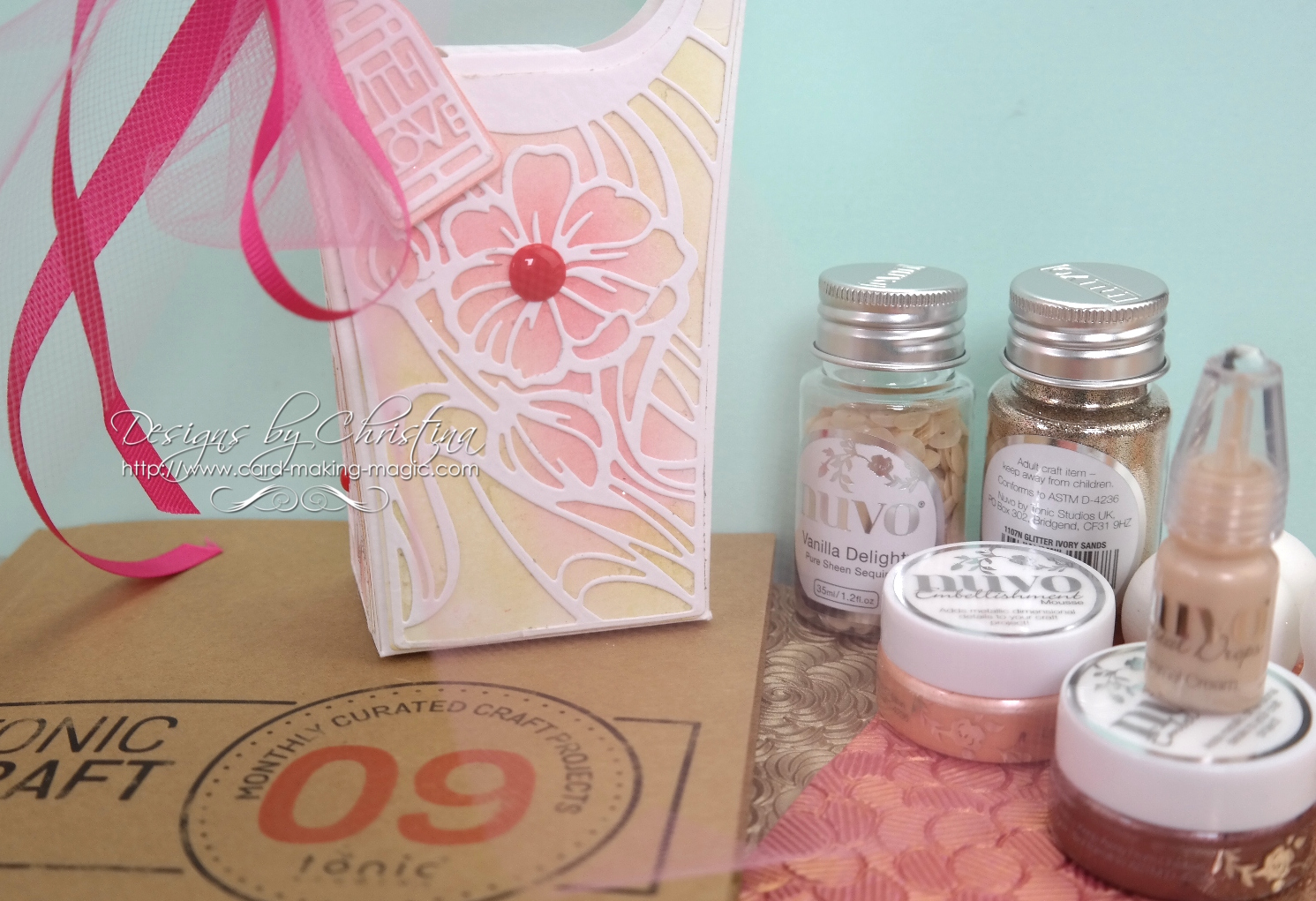Flowers, Ribbons and Pearls: Tonic Craft Kit 09 - Art Deco Box
