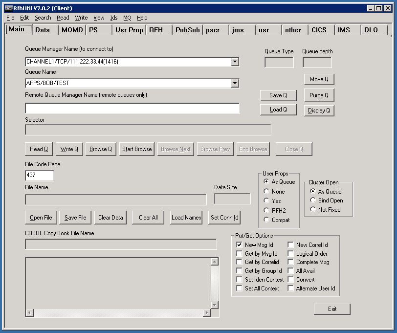 .: Roll your own RFH2 header for WebSphere MQ