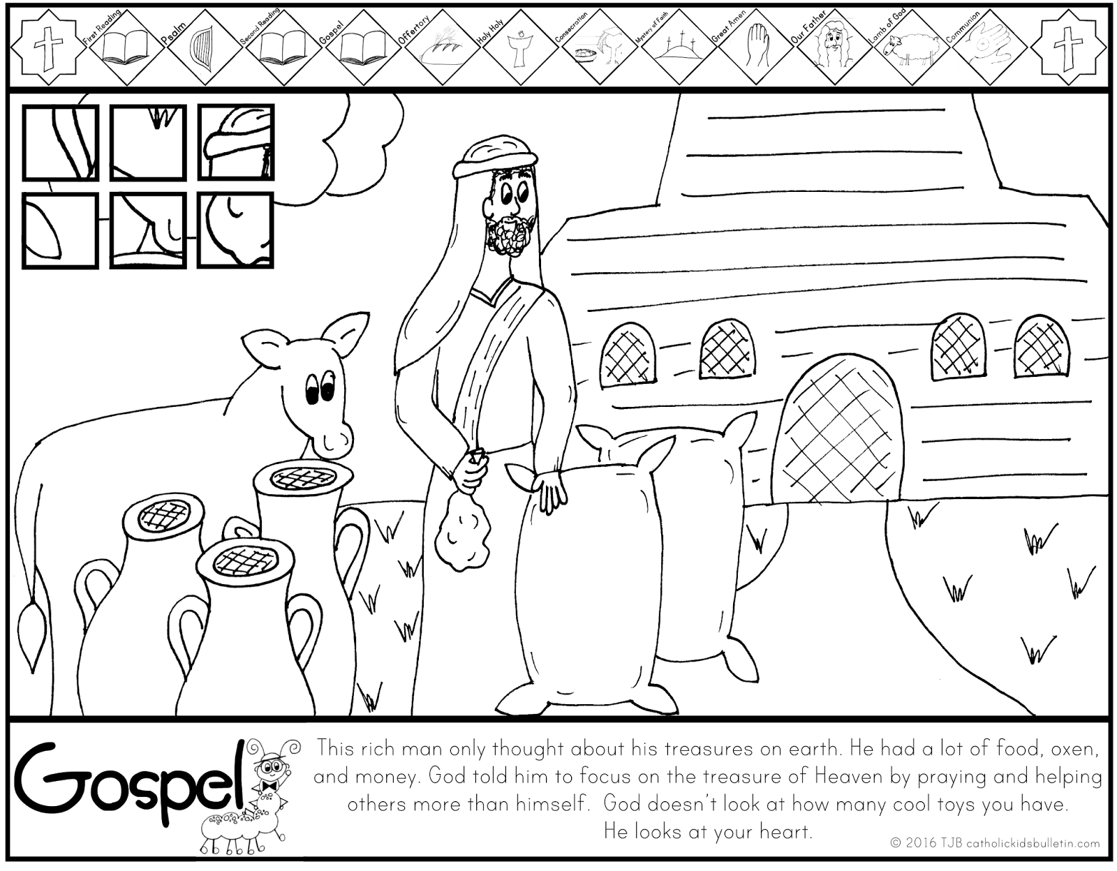 Jesus Sends Out 72 Coloring Page Coloring Pages
