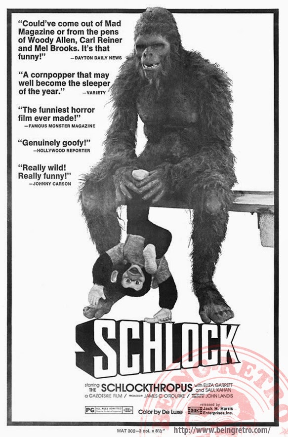 Being Retro: Schlock (1973) or is My Monkey on too TIGHT?