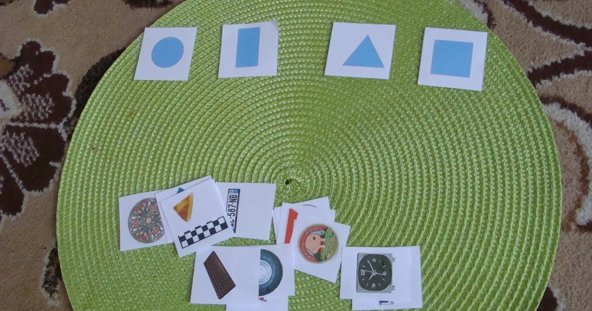 Associer des objets du quotidien à des formes géométriques simples | On ...