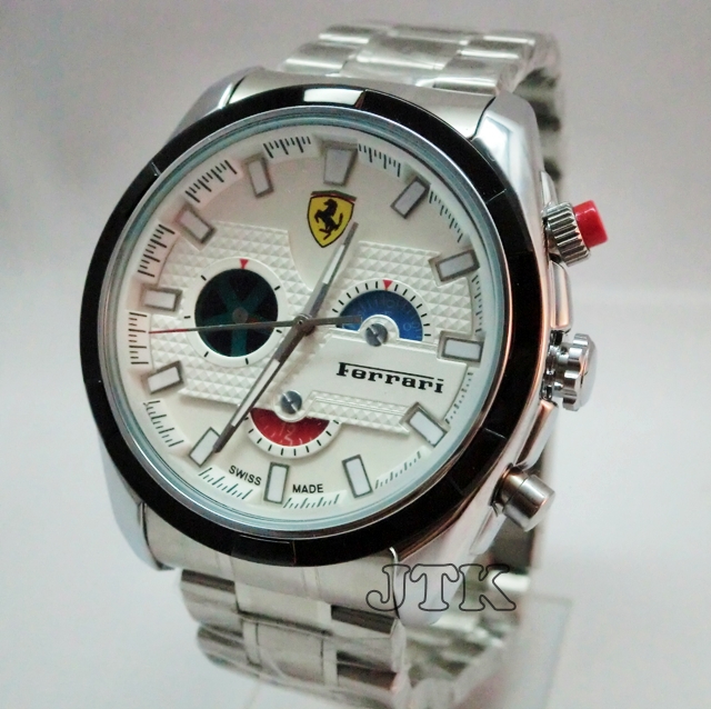 JAM TANGAN FERRARI SPEEDOMETER COLOUR STAINLESS Rp 280.000
