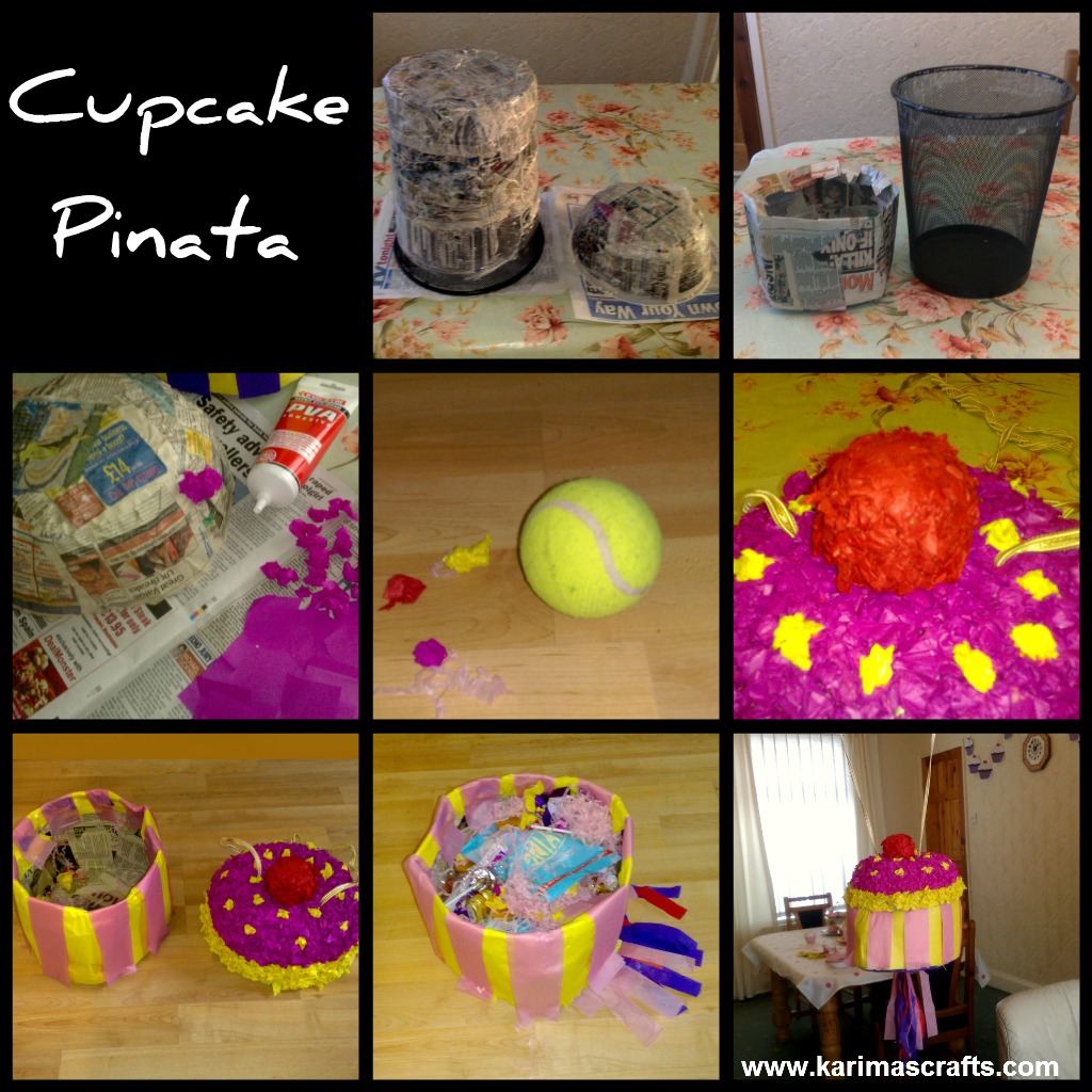 Karima's Crafts: Cupcake Pinata Tutorial