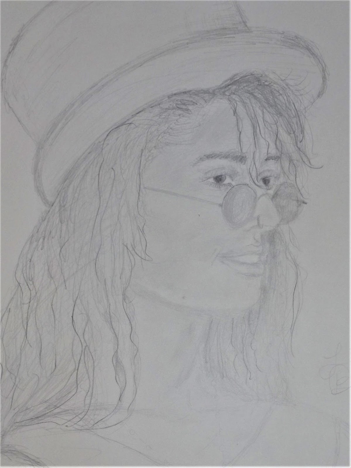 Art Landfill: Lisa Bonet portrait pencil drawing by Cassie K