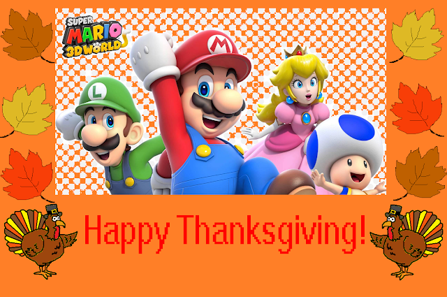 Super Mario Fans: Happy Thanksgiving Super Mario Fans!