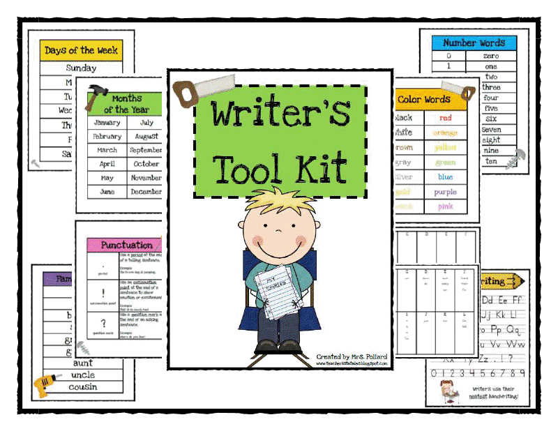 Tales of a Teacherista: All About Writing! (Files NOW shared)