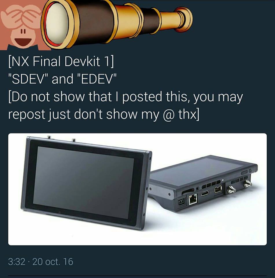 Digital Life Content: Nintendo Switch Dev Kit Leaked?