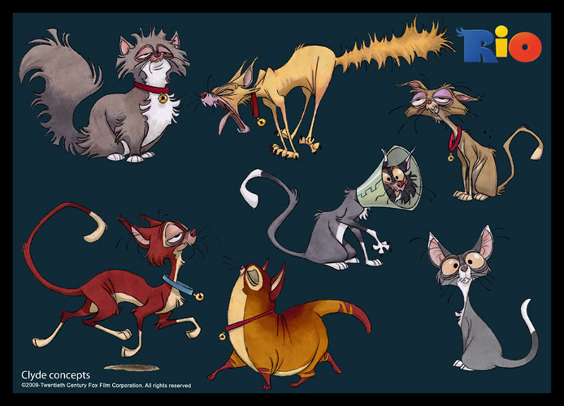 Living Lines Library: Rio (2011) - Character Design