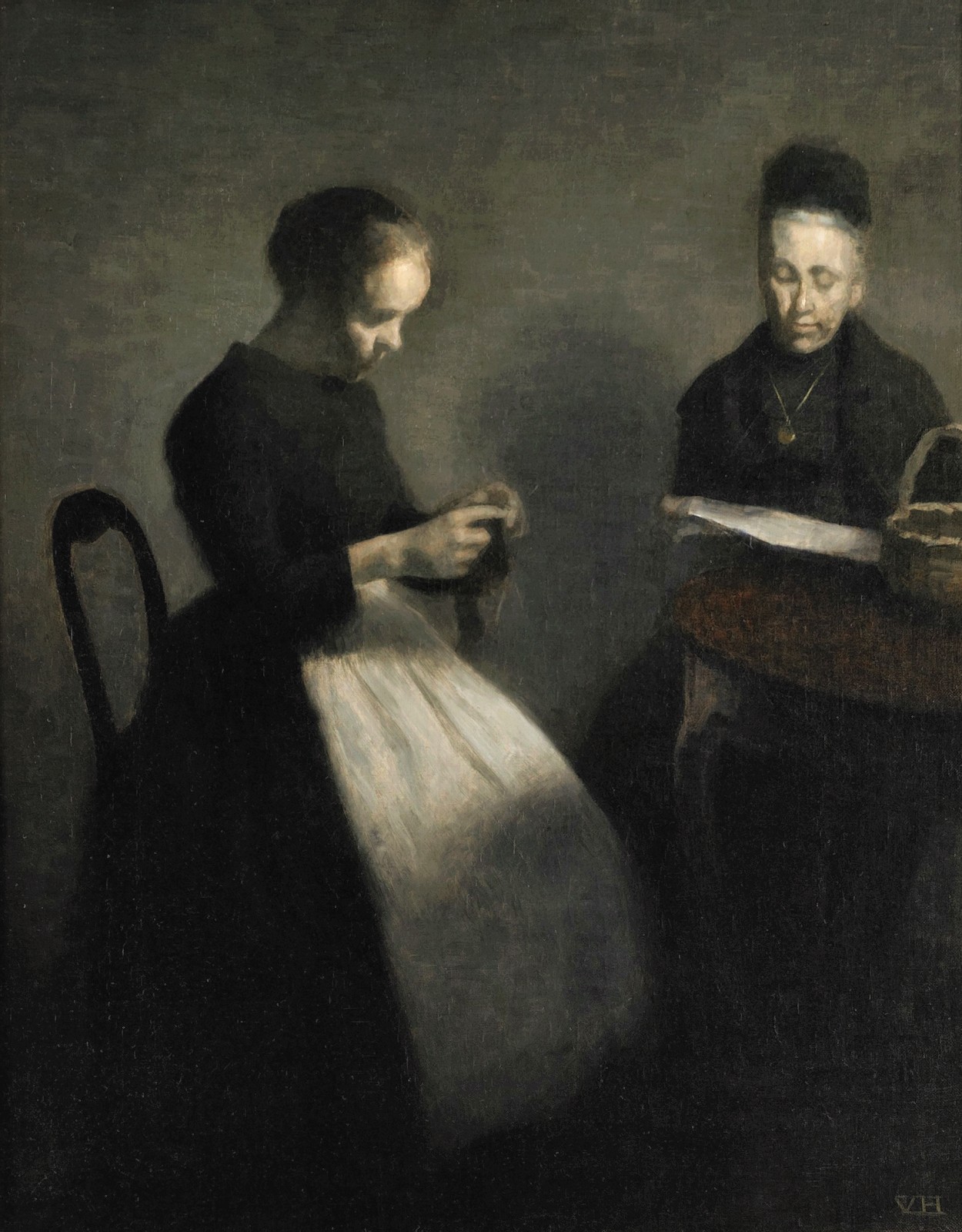 Vilhelm Hammershøi | Interior / Portrait painter | Tutt'Art@ | Pittura ...