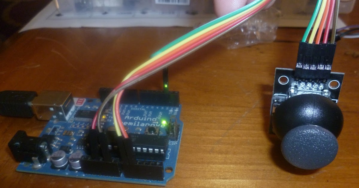 Arduino Your Home & Environment: Interfacing a Joystick to an Arduino