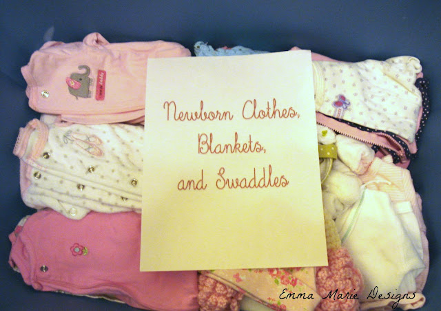 Storing Outgrown Baby Clothes - Emma Marie Designs