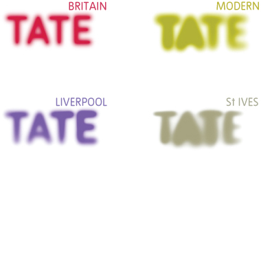 red bulb: Tate Logo Design