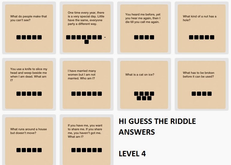 Answers walkthrough for ALL games levels 1 2 3 4 5 6 7 8 9 10 11 12 13 ...