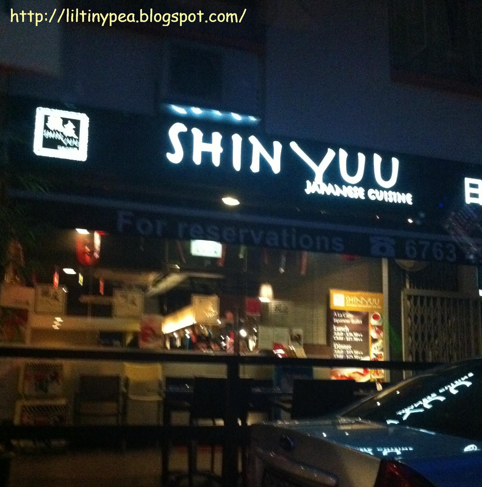 Tiny Pea's Travel & Foodie experiences: [Foodie] Shin Yuu Japanese ...