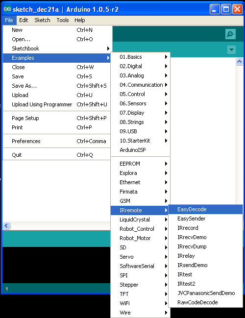 Easy Remote Arduino+Bluetooth+Android: How to decode ir signal