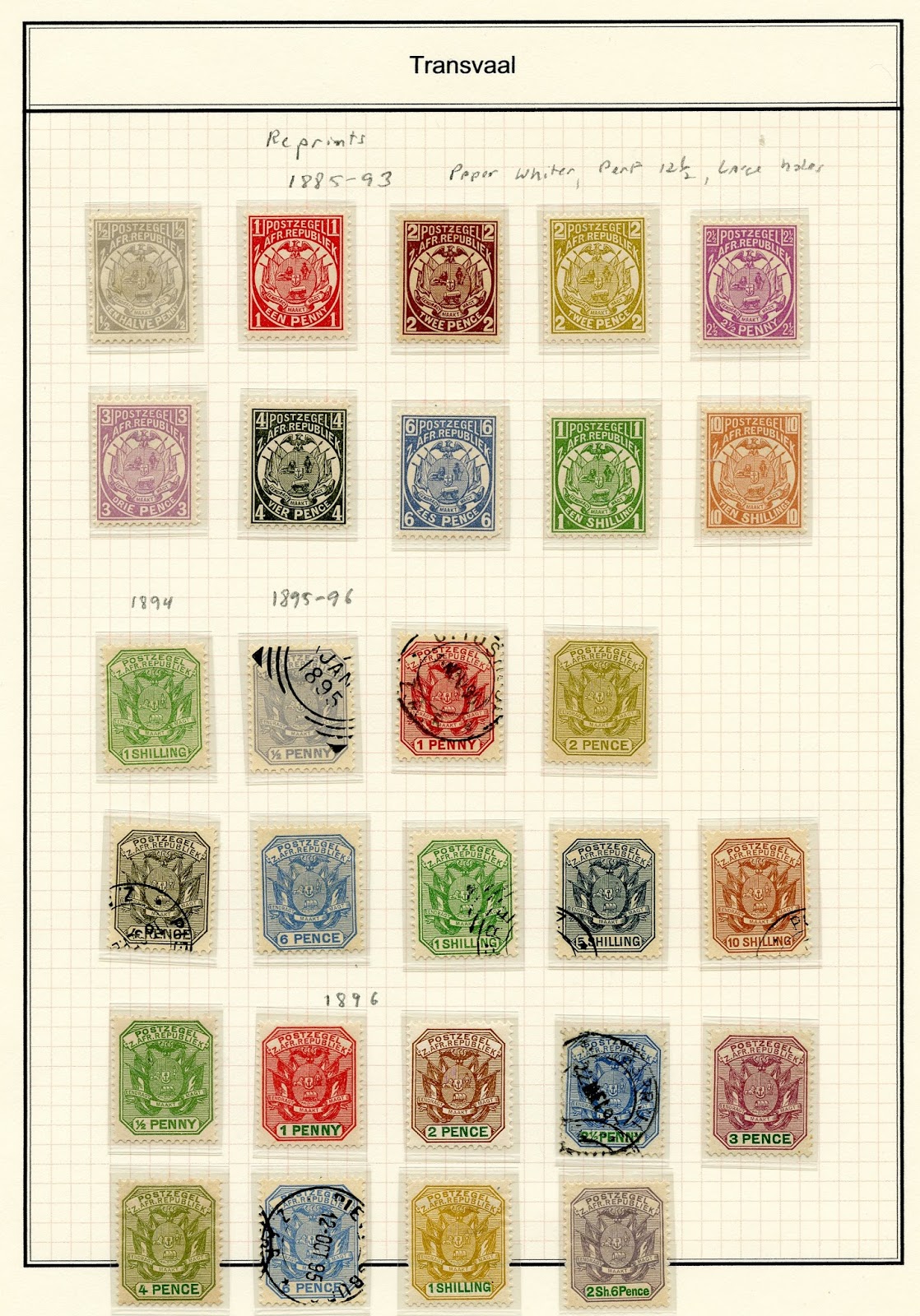 Big Blue 1840-1940: Transvaal (South African Republic)