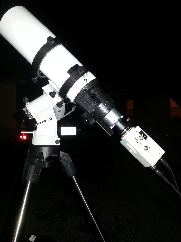 Andy's Astro blog: Orion ST80 + Mallincam = great fun!