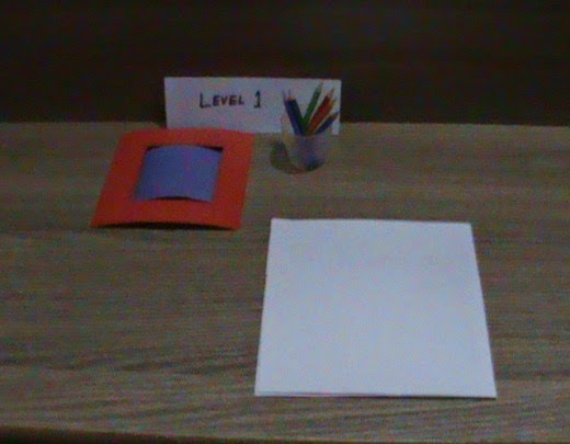 Montessori way of Teaching : Metal Insets on Hard Chart Paper