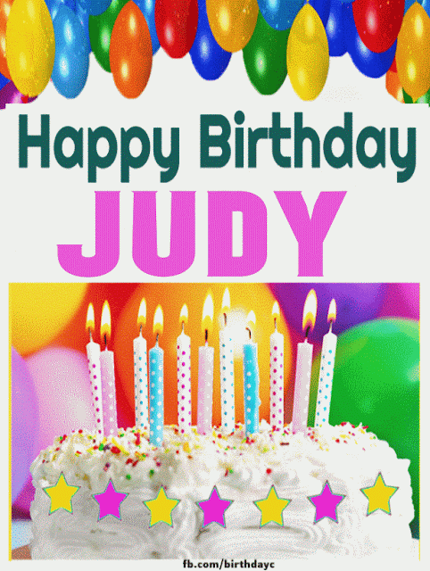 Happy Birthday Judy images gif messages - HBDAY.ART