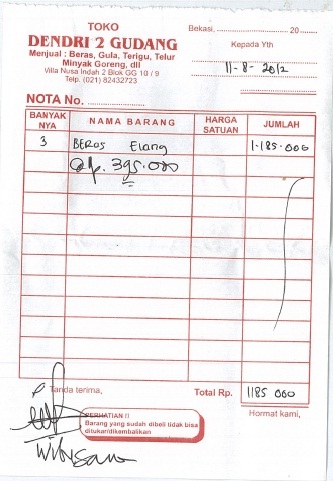 Urunan Batam: Agustus 2012