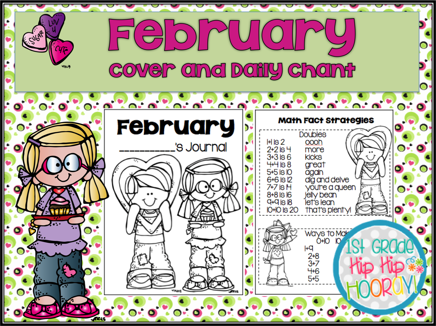 1st Grade Hip Hip Hooray!: February Daily Calendar/Weather Activities ...
