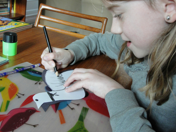 Virtual Book Club for Kids : Blackbird Craft